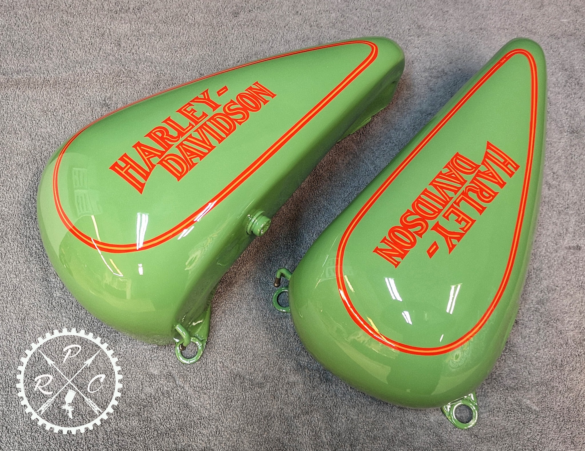 Harley Davidson Fat Boy Classic Oldschool - Rat-Pack-Custom